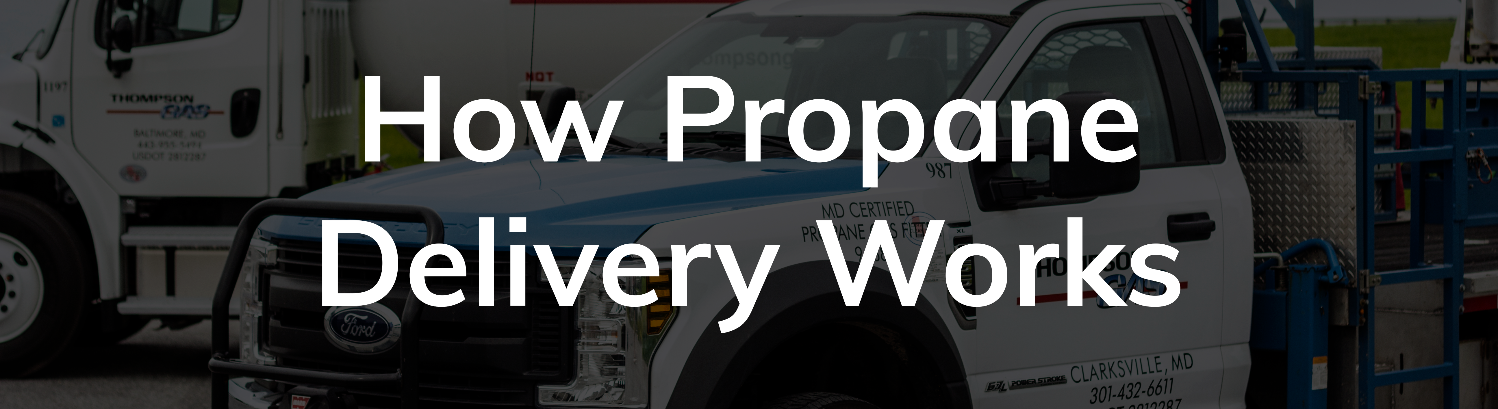 Propane Delivery | LPG/Propane Gas Home Delivery Services |ThompsonGas